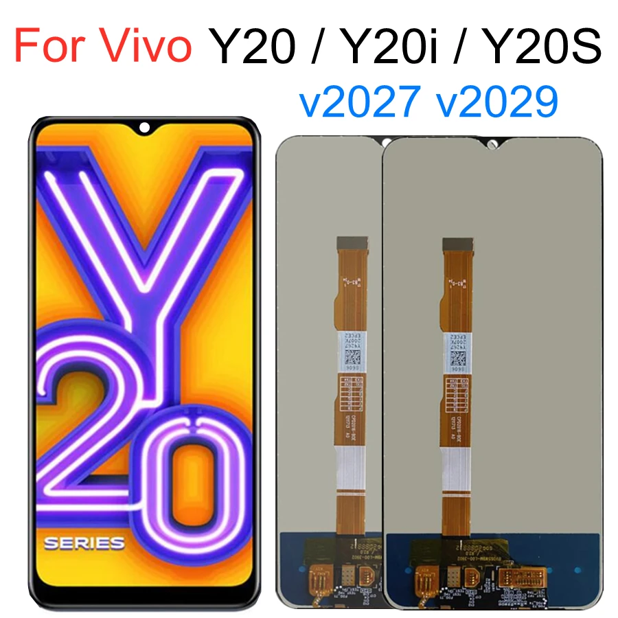 Vivo Y20 2020 2021 / Y20i / Y20S 2020 v2027 v2029 터치 6.51 "LCD 디스플레이 터치 ...