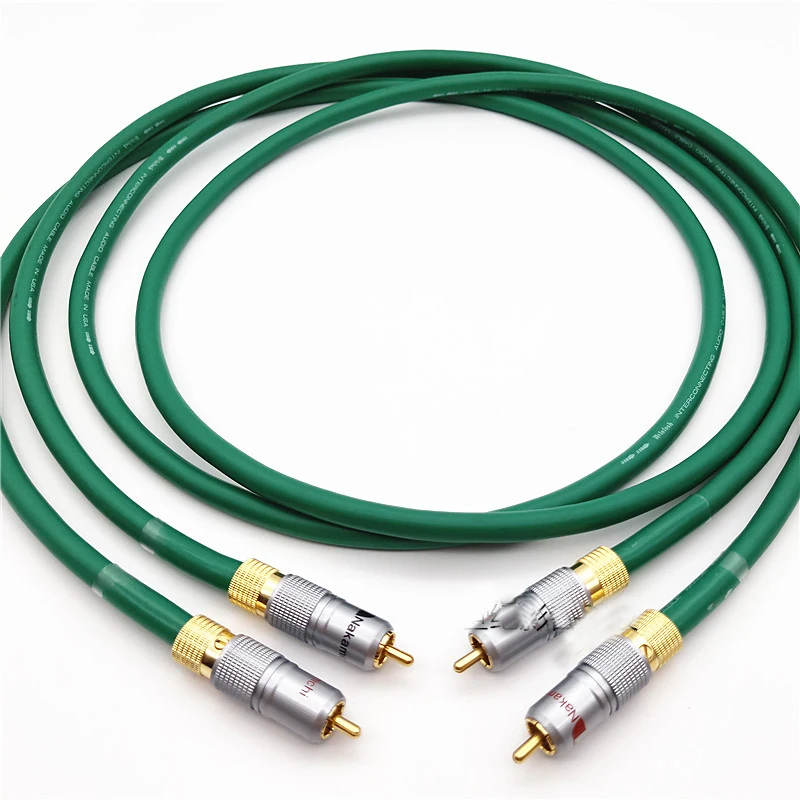 High Quality Hifi audio 2328 Copper HiFi Audio cable RCA interconnect ...