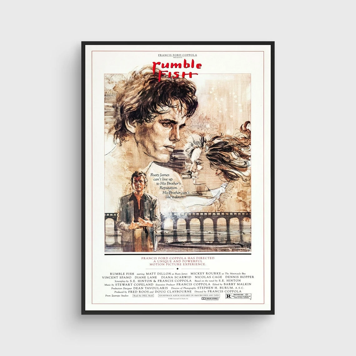 Rumble Fish Movie Poster