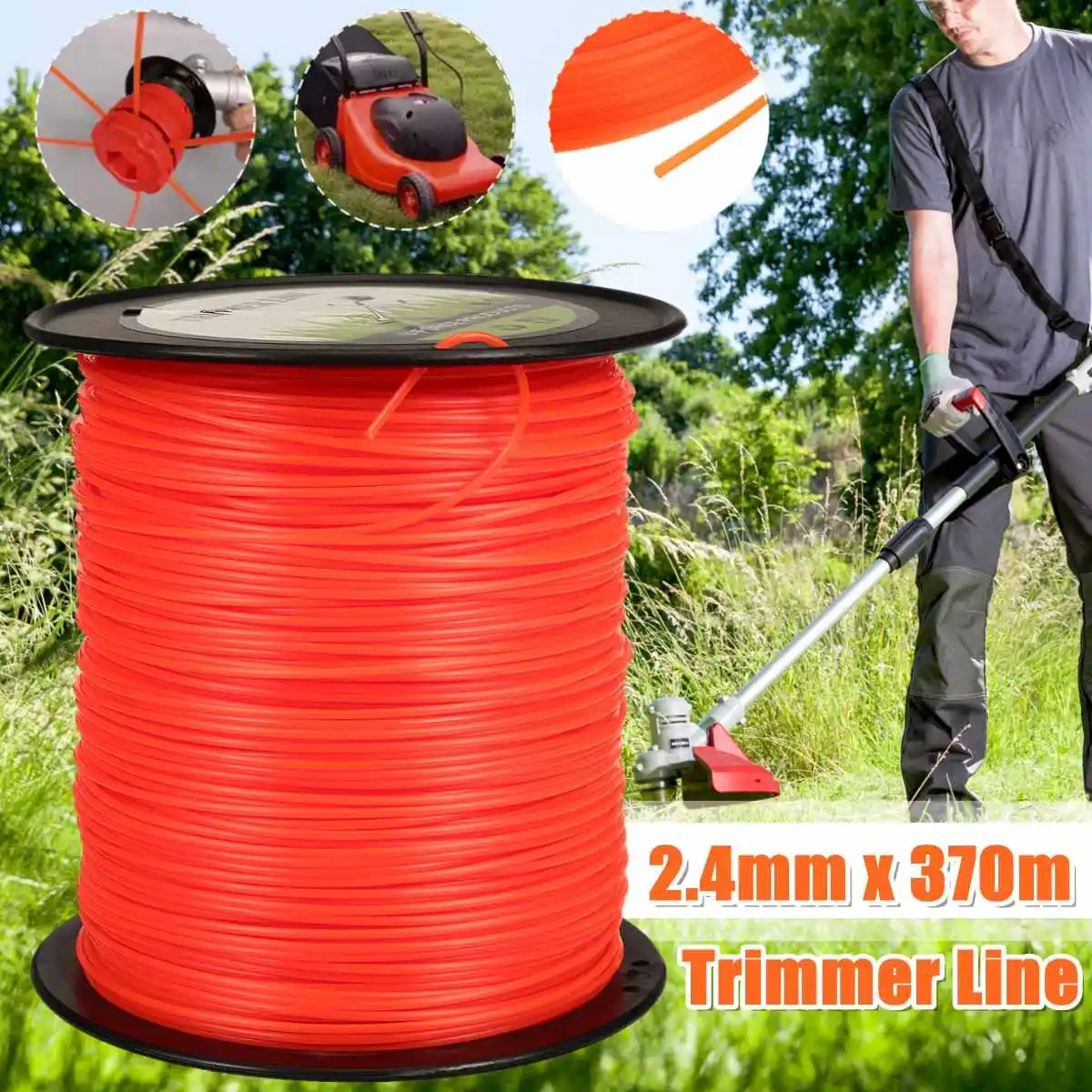 370m-2-7mm-Grass-Trimmer-Line-Grass-Cut-Strimmer-Line-Round-Nylon-Cord ...