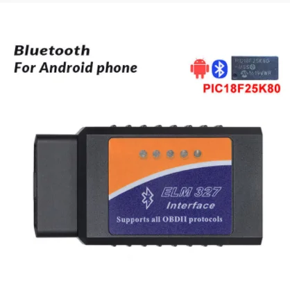 Newest ELM327 V1.5 PIC18F25K80 Chip ELM 327 Bluetooth With Power Switch on/off elm327 WIFI OBDII ...