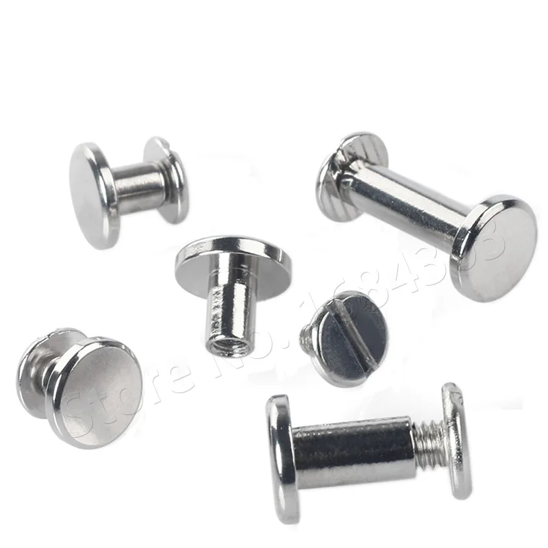 RIVET,Gun black-5mm--Boulons à clous solides en métal 5-6.5-8mm, 10 ...