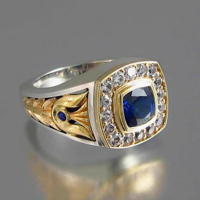 CAOSHI-Luxury-Classic-Style-Square-Shape-Rings-for-Men-Gorgeous ...