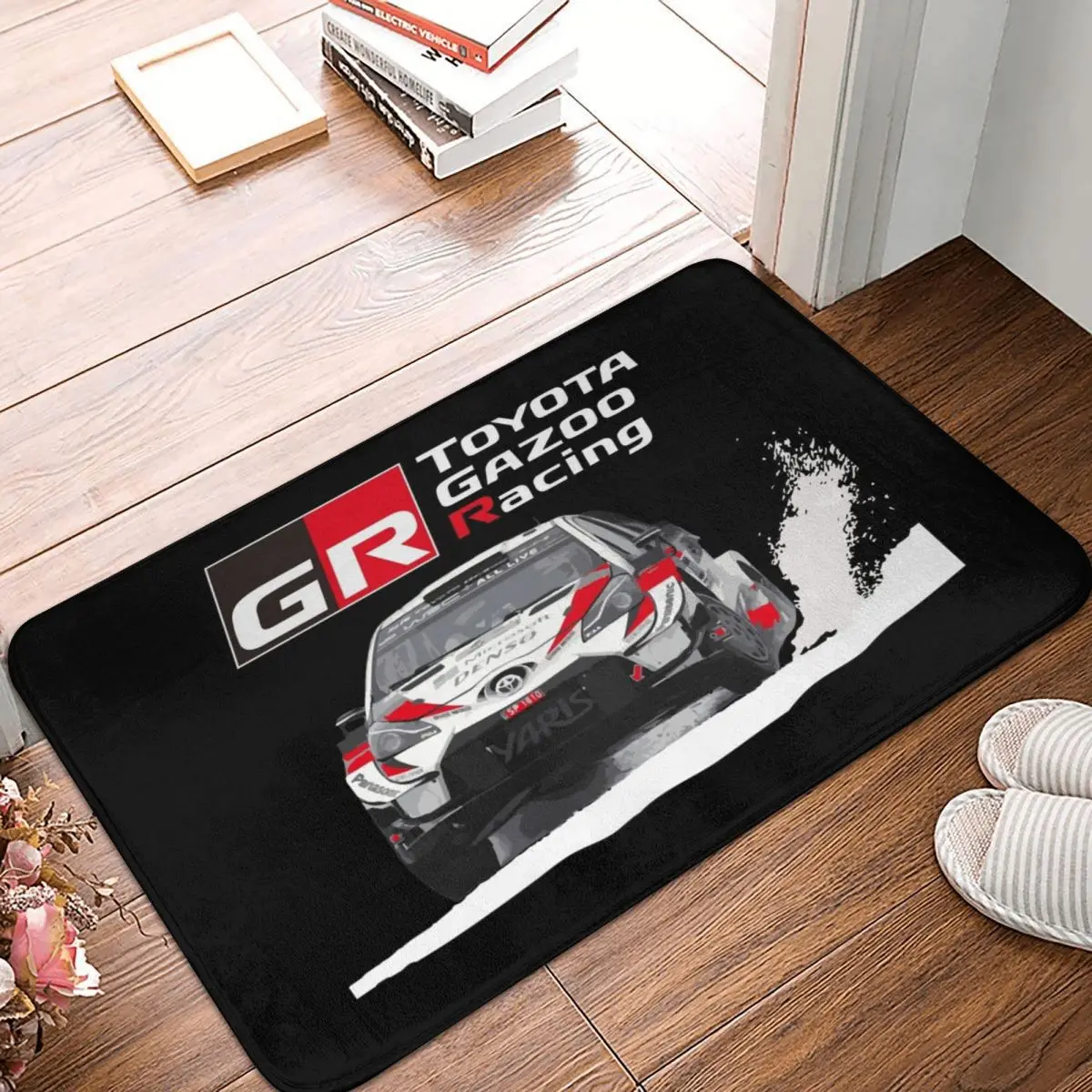 TOYOTA GR YARIS Gazoo Racing Doormat Carpet Mat Rug Polyester PVC Anti ...