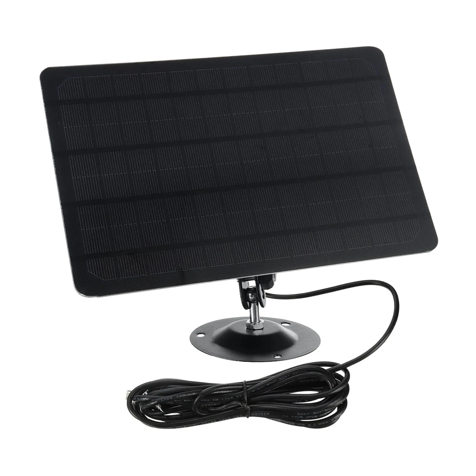 10W-5V-Micro-USB-Solar-Panel-2000mAh-360-degree-Rotation-Waterproof ...