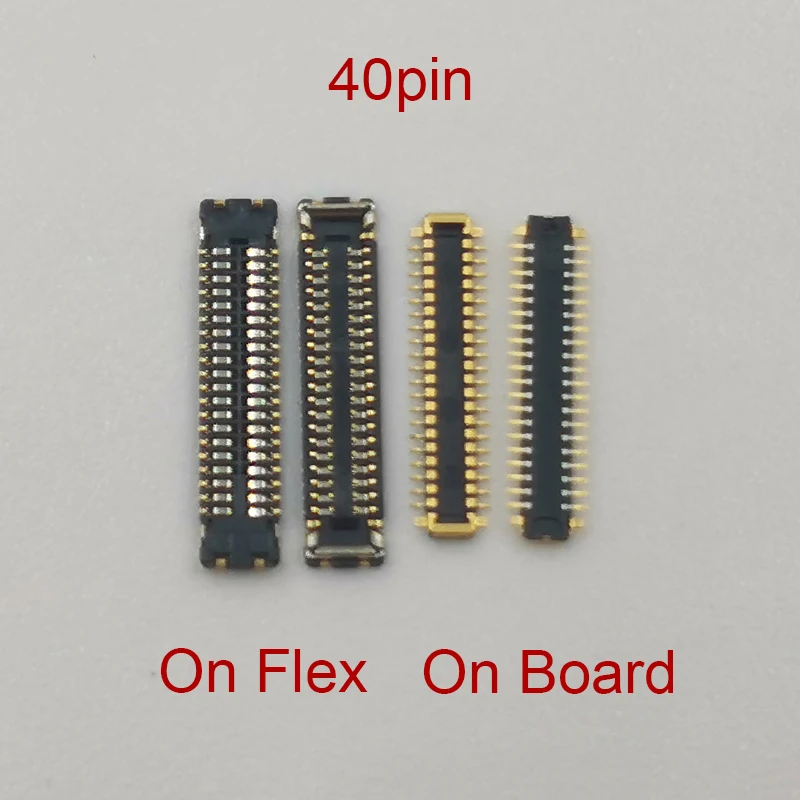5Pcs 40 Pin หน้าจอ Lcd FPC Connector บนเมนบอร์ดสำหรับ Samsung Galaxy A3 ...