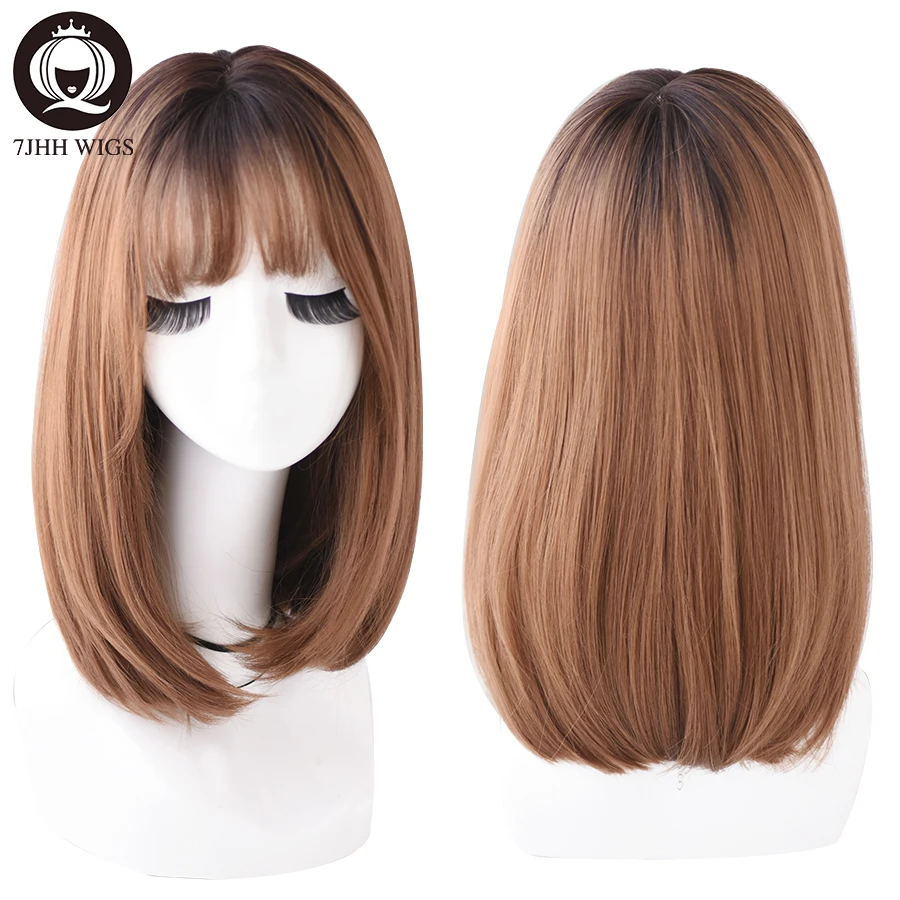 7JHH-WIGS-Lolita-Wigs-For-Women-Long-Straight-Omber-Pink-Brown-Hair ...