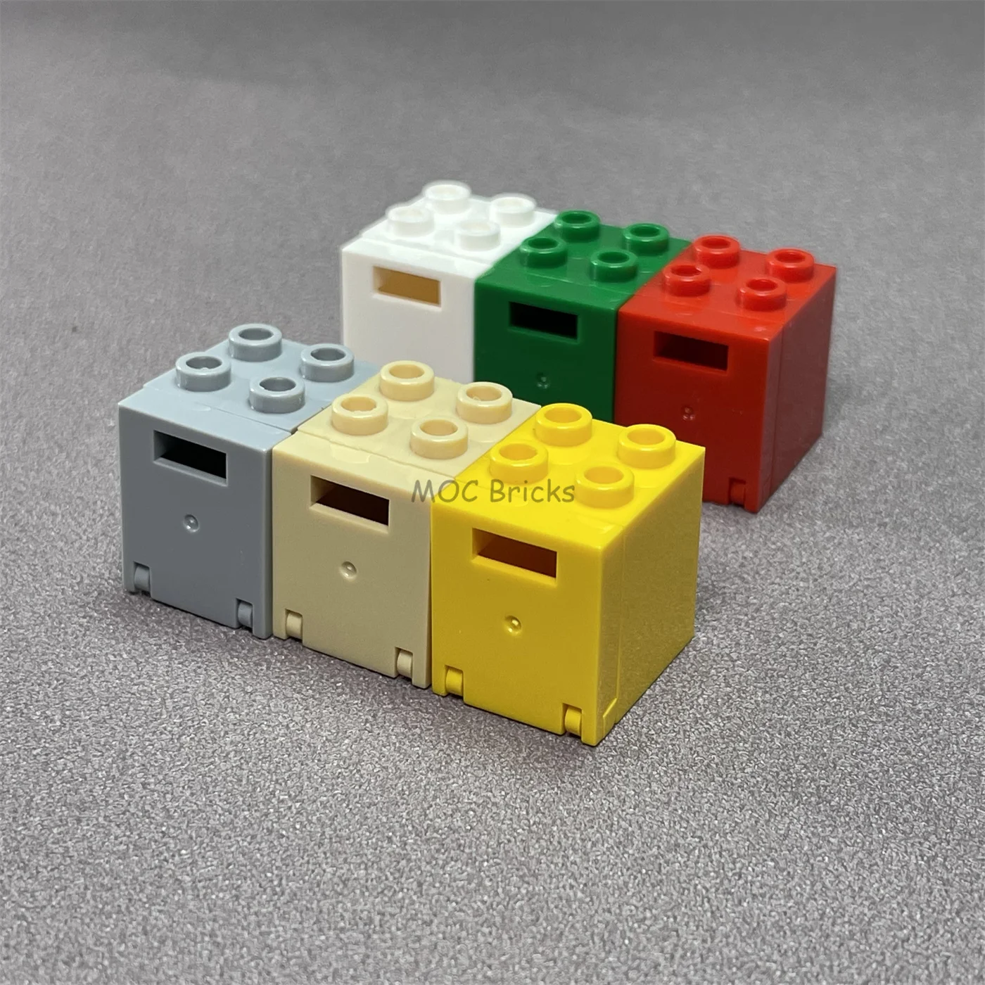 MOC Bricks Boxes Containers 2x2x2 House Furniture Assembles Particles ...