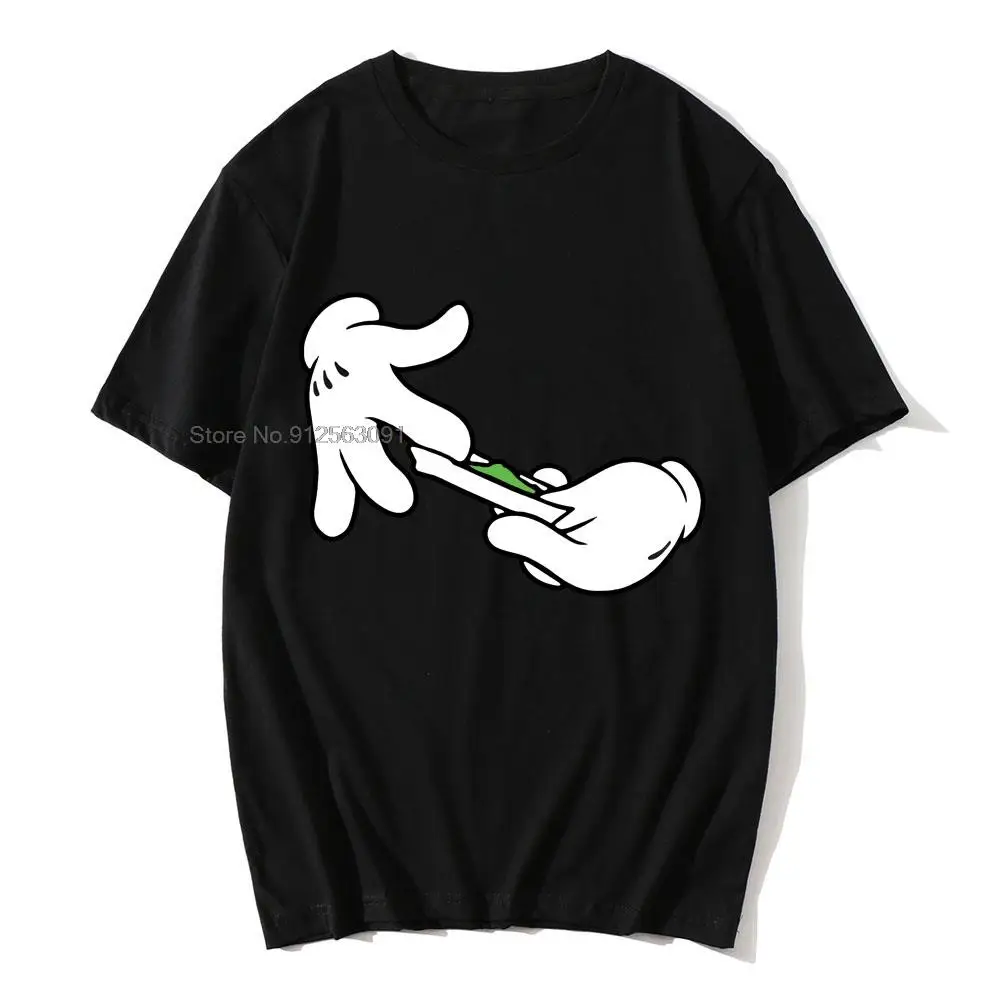 Mickey Mouse Hands Rolling Weed Shirt
