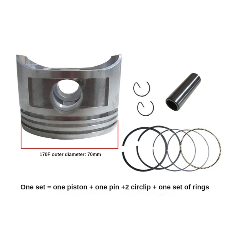 Gasoline-Generator-Accessories-170F-Piston-piston-Sub-Gasoline-Engine ...