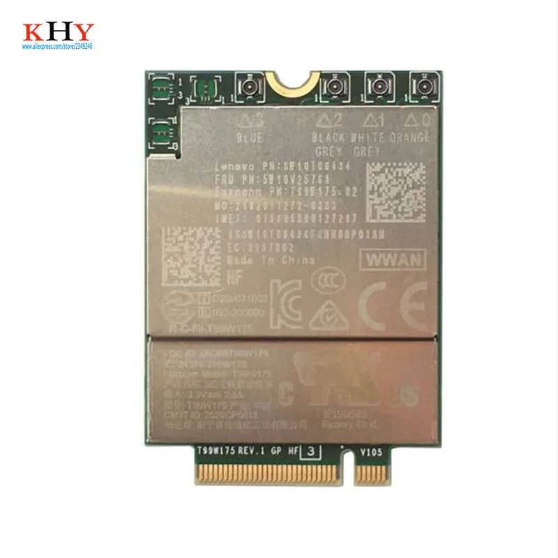 original Wireless,CMB,FXN,SDX55 sub6 4G 5G For ThinkPad X1 Titanium, X1 ...