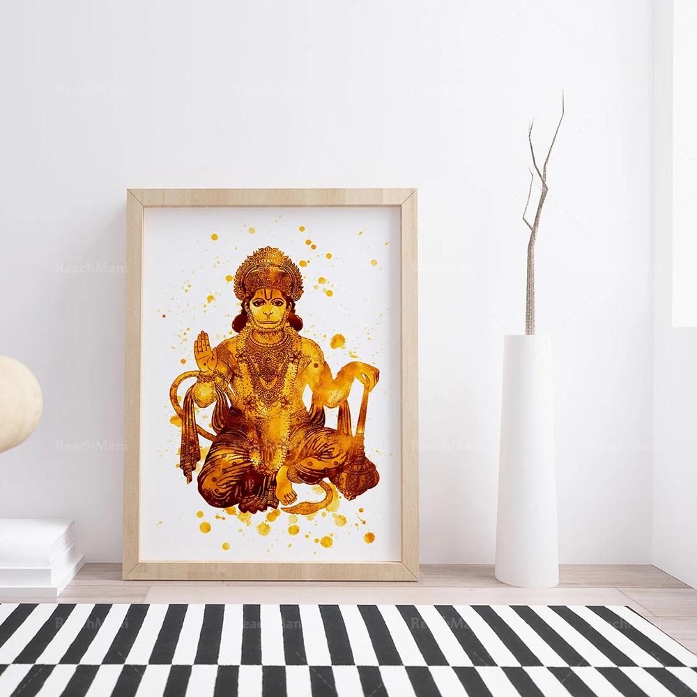 Abstract Hanuman Painting