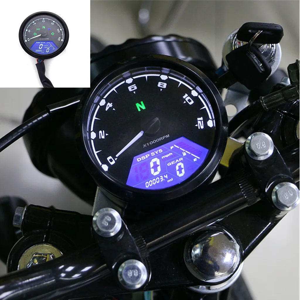 Universal-Motorcycle-LCD-Digital-Odometer-Tachometer-Speedometer ...