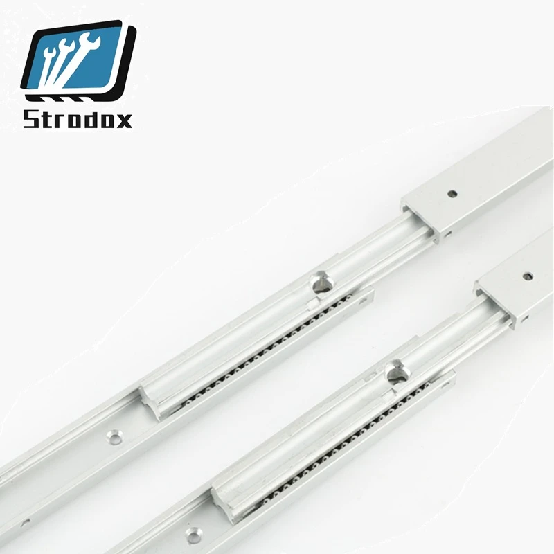 20 wide double layer superimposed slide rails Yagula 2431 three section ...