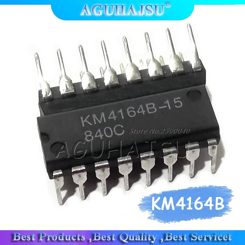10PCS-lot-4164-KM4164B-KM4164B-10-KM4164B-12-KM4164B-15-DIP16-64K-x-1 ...