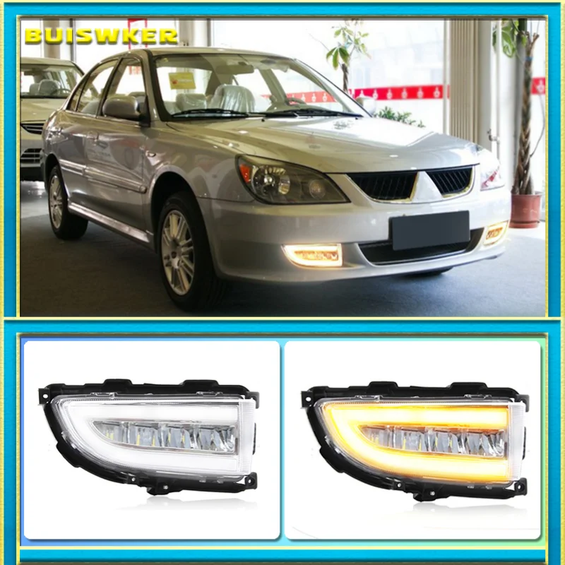LED-DRL-Headlight-for-Mitsubishi-Lancer-2004-2005-2006-Daytime-Running ...
