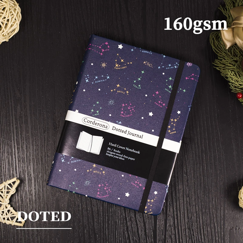 B6 160gsm Bullet Dotted Journal Corderona Zodiac Hard Cover Sketchbooks ...