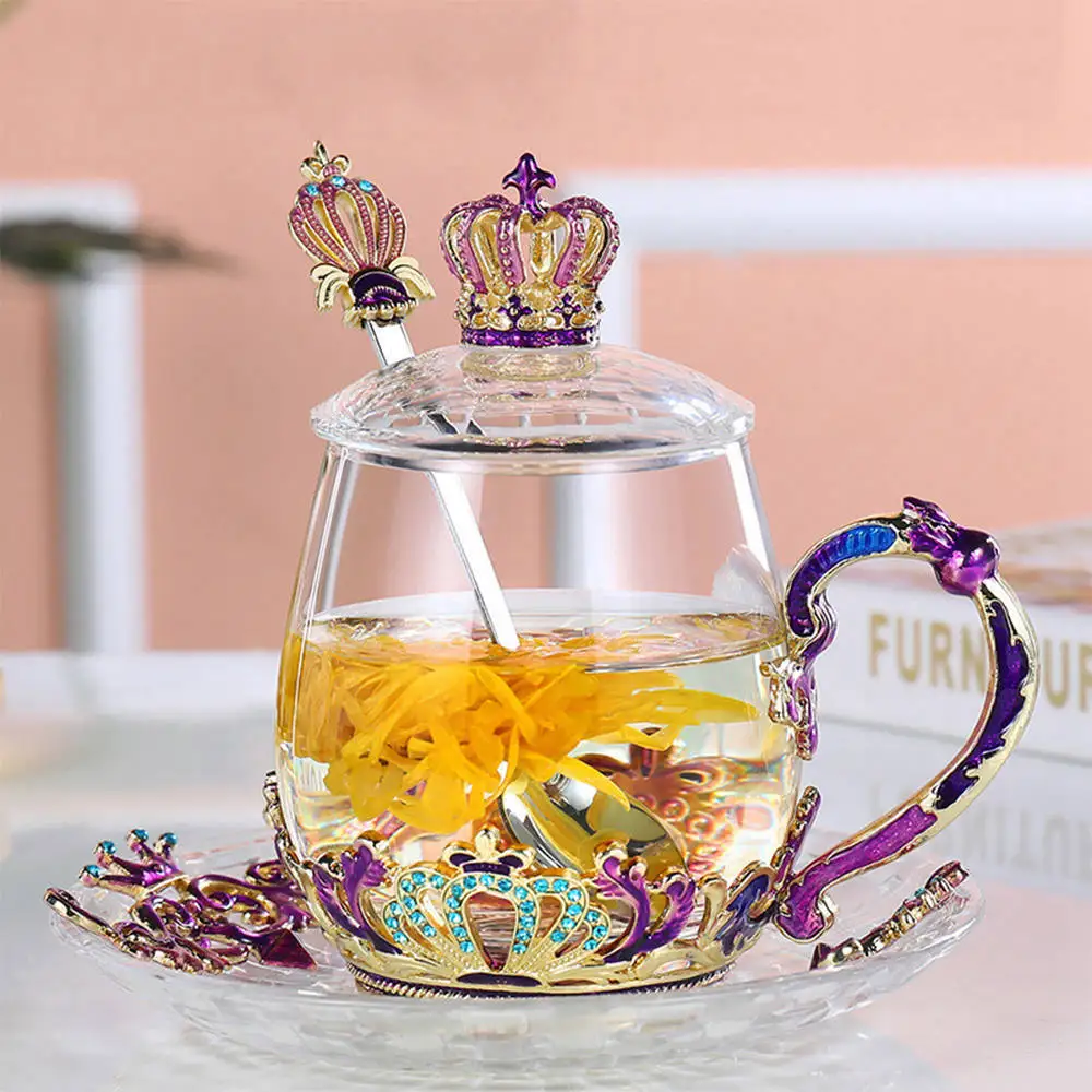 Verres à cocktails - Élégant - Type imperial crown - Verre sans plomb ...
