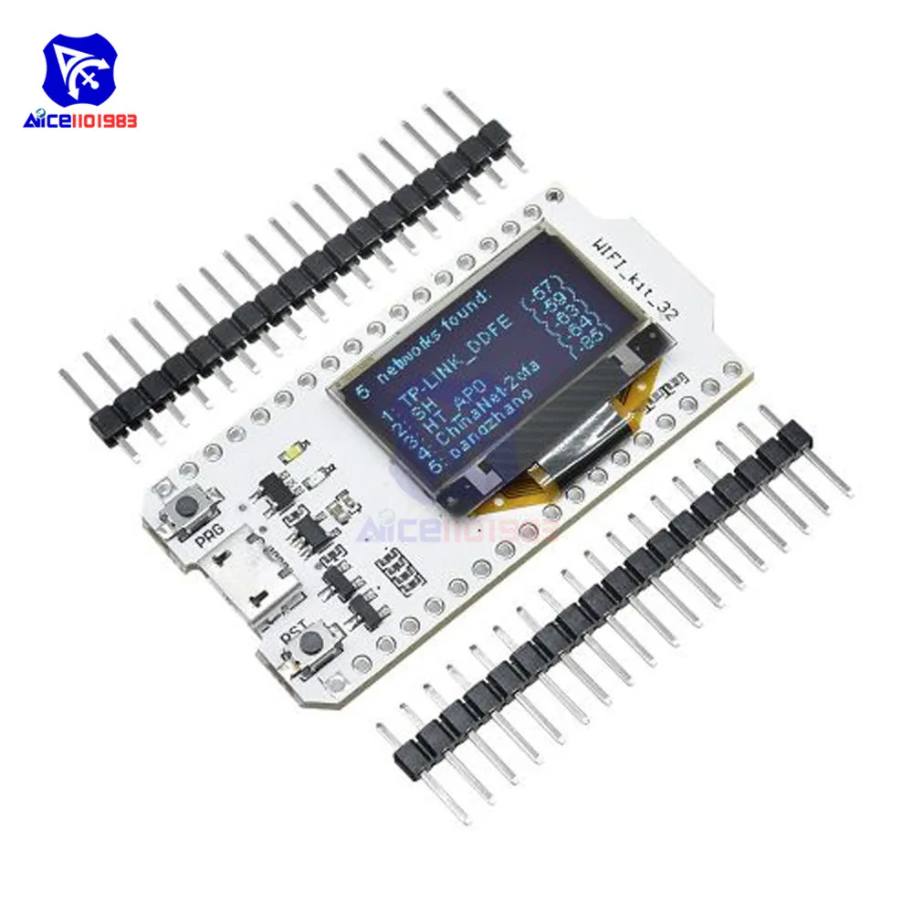 diymore ESP32 WiFi Kit CP2012 Development Board with 0.96" OLED Display ...