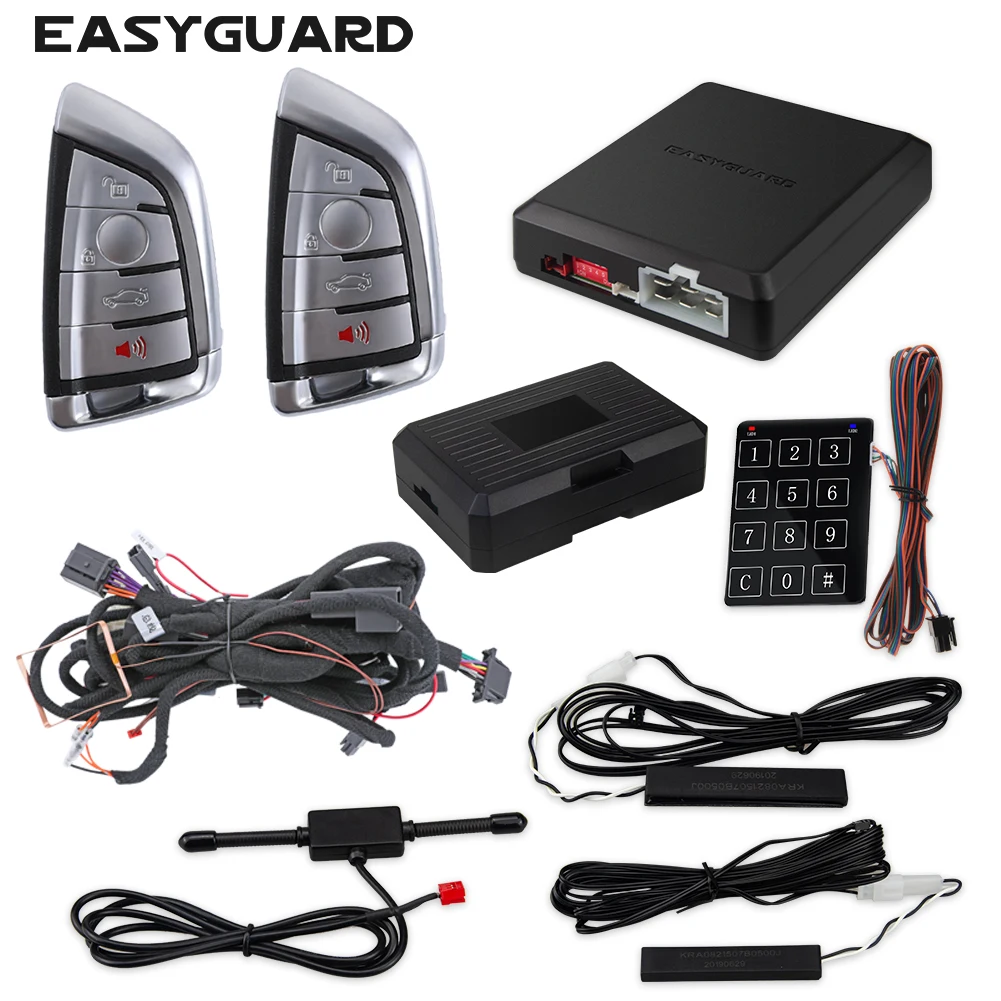 EASYGUARD alarma de arranque remoto para coche, Plug And Play PKE ...
