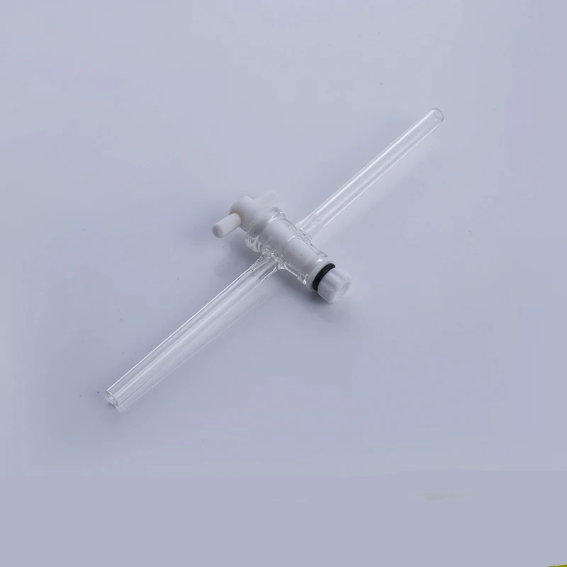 Lab Straight Glas Adapter;2 Way Stopcock Hose Connection ...