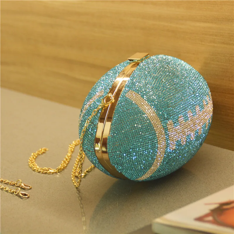 GFI™ Sparkling Diamond Football Shape Bag - Gifts for idea