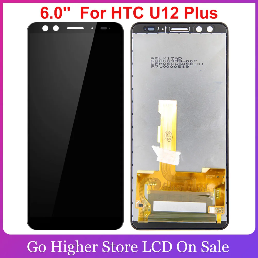 Pantalla Lcd de 6,0 pulgadas para HTC U12 Plus, montaje de ...