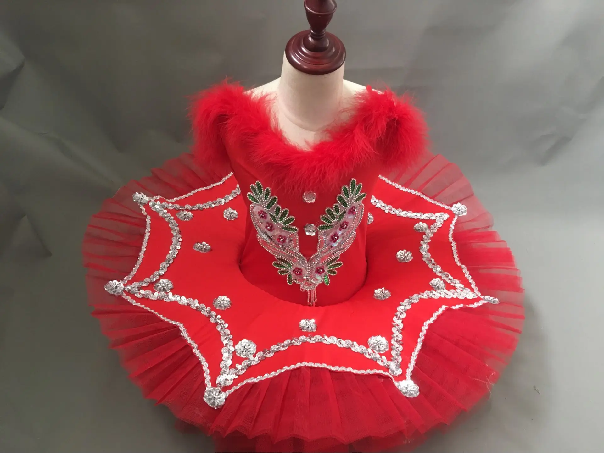 Children's Little Swan Dance Dance Costume Ballet skirt TUTU Shawl ...