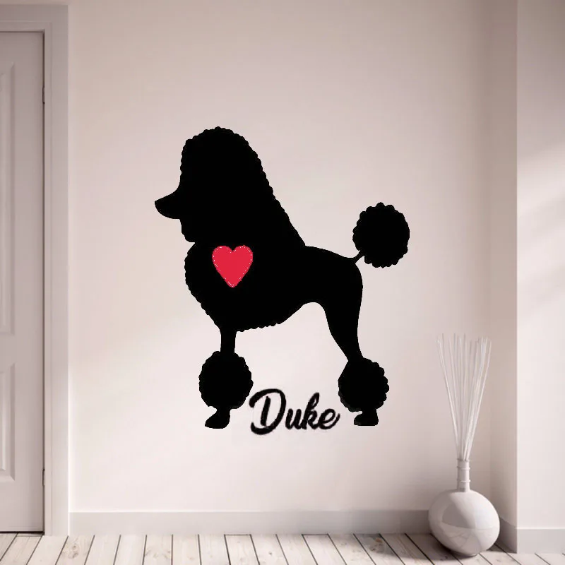 Wall Décor Wall Decals & Murals Home & Living Dog name decal Custom dog ...