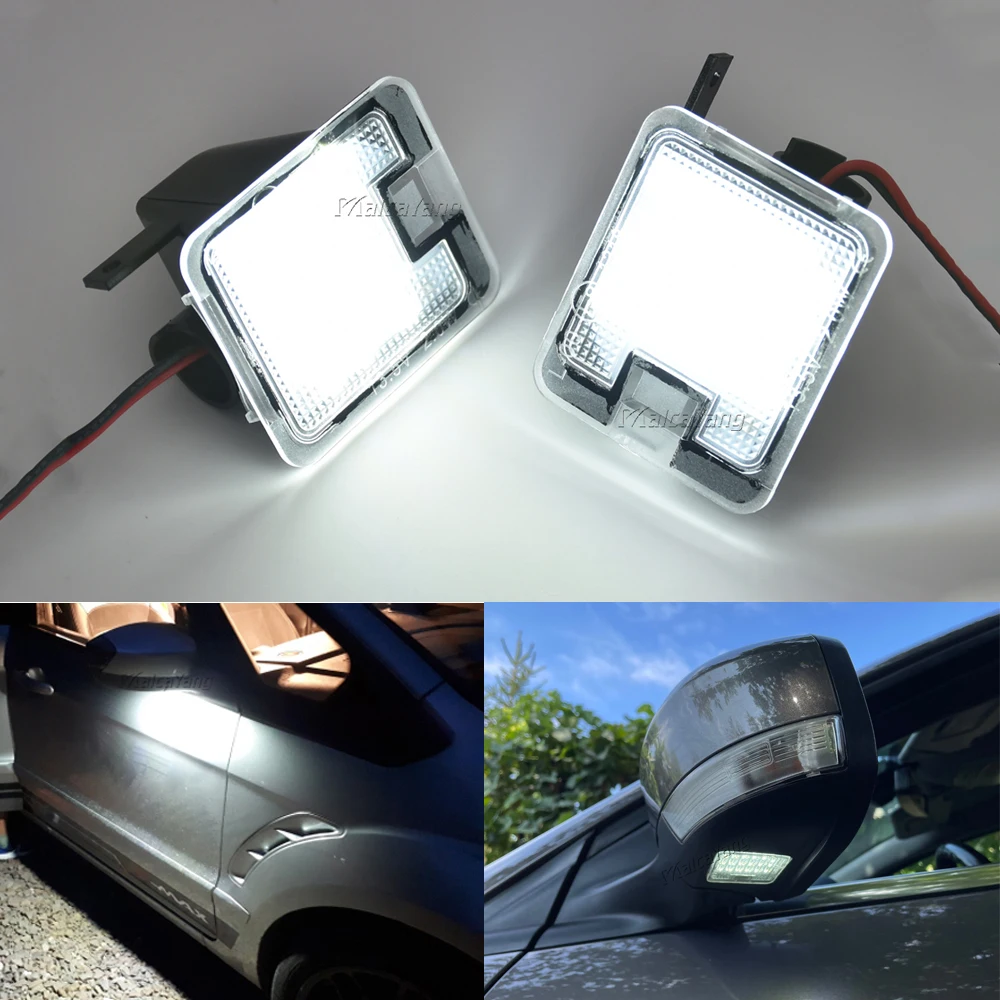 2x-CANBUS-LED-Under-Mirror-Puddle-Light-For-Ford-Focus-MK3-MK2-Mondeo ...