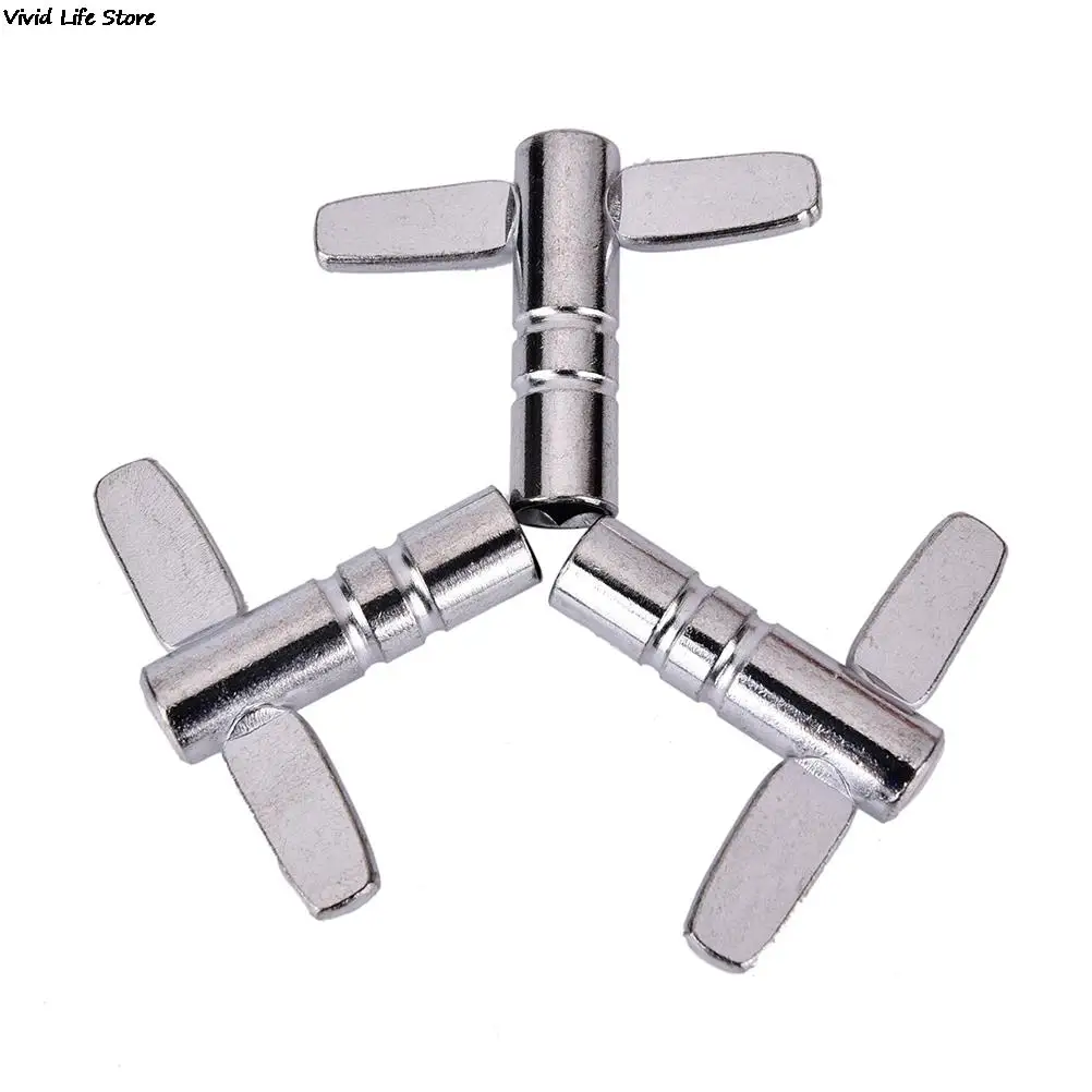 Square-Socket-Tool-3-Pcs-1-5-Silvery-Metal-Drum-Skin-Tuning-Key-Tuner ...