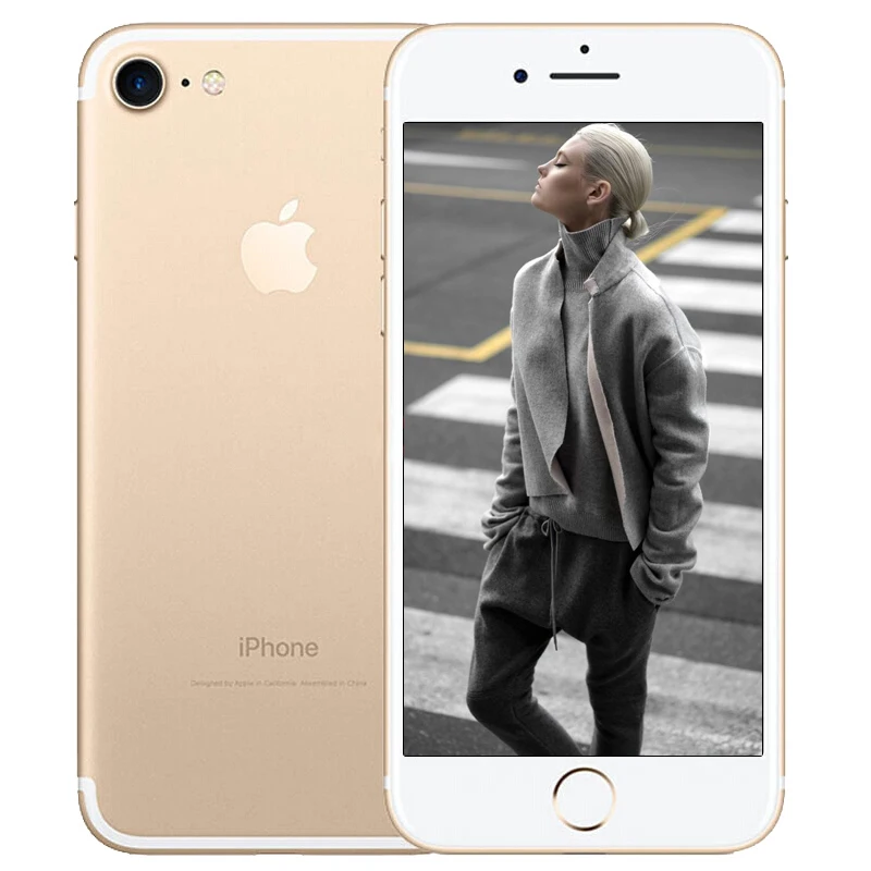 Разблокированный телефон Apple iPhone 7 A1778 LTE 4G Mobiel 4,7 дюймов 2 Гб ОЗУ 32 ГБ/128 Гб ПЗУ ...