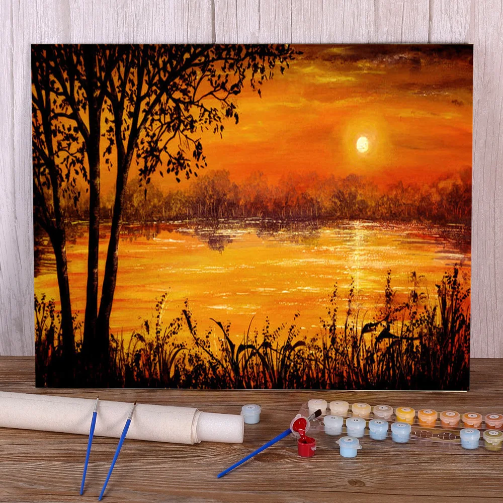 Nature Oil Paintings Sunset