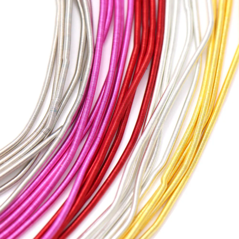 10g/lot French Bullion Wire Soft Embroidery Thread Matte Gimp Copper ...