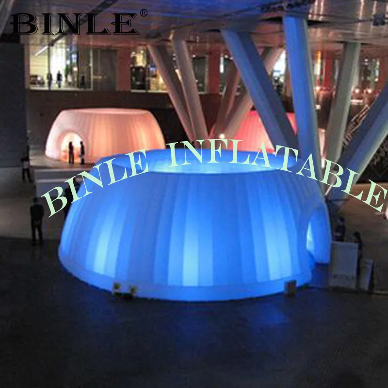 Indoor Event Space White Inflatable Office Pod Tent With Led/giant ...