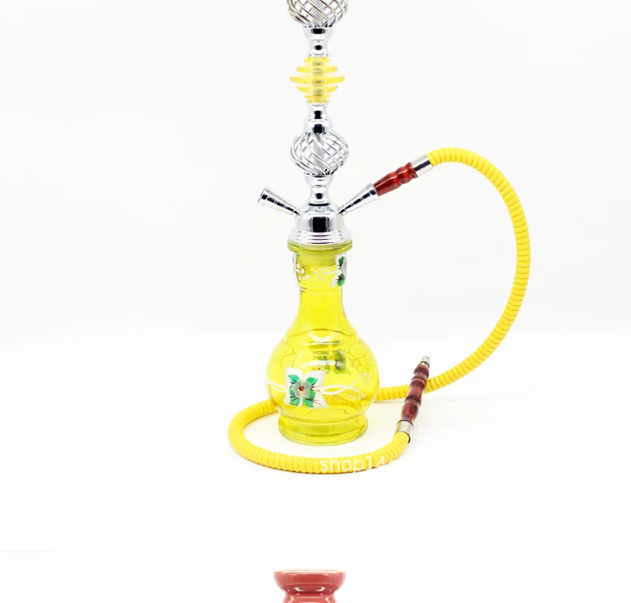 Chicha,Ensemble de narguilé en verre arabe, avec bol en céramique ...