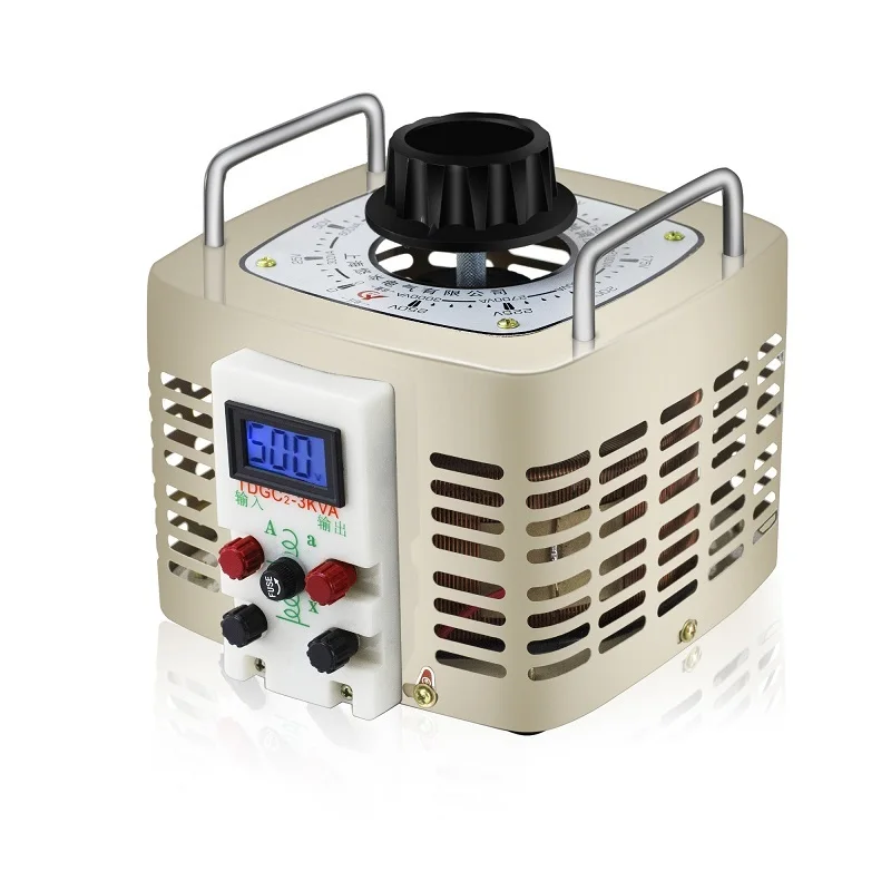 3000W Digital Display Voltage Regulator 220v Auto-coupled Contact AC ...