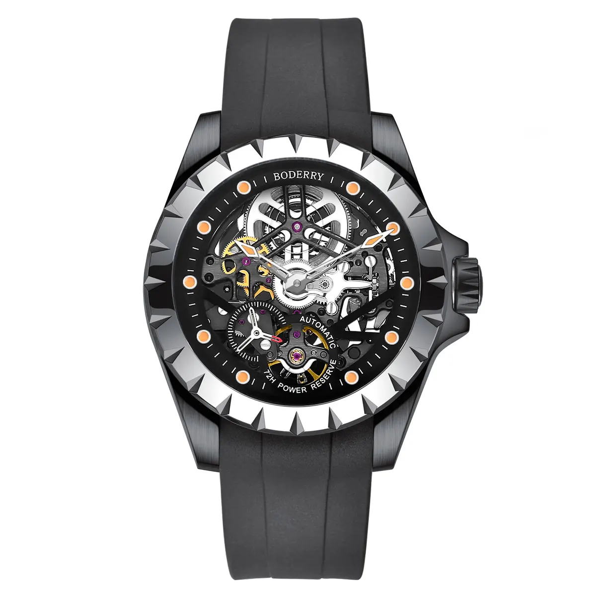 Boderry The Windmill Men's Skeleton Stylish Watches Automatic ...