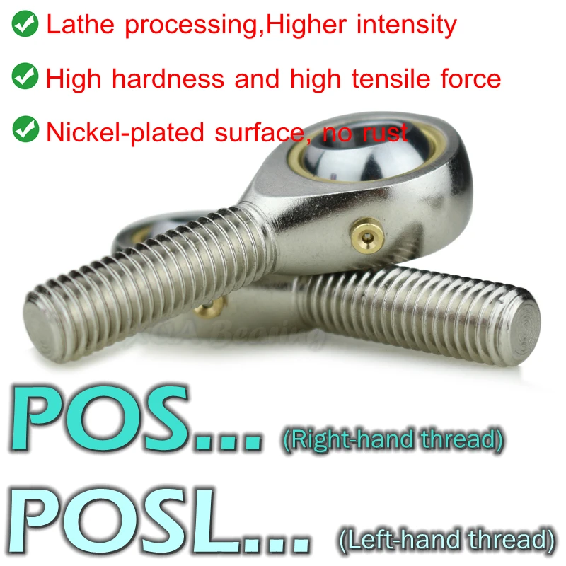 Rod Ends Joint Bearings POS3 POS4 POS5 POS6 POS8 POS10 POS12 POS14 ...