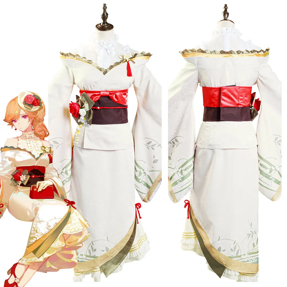 Games Azur Lane Richelieu Kimono Cosplay Costume For Adult - AllCosplay.com