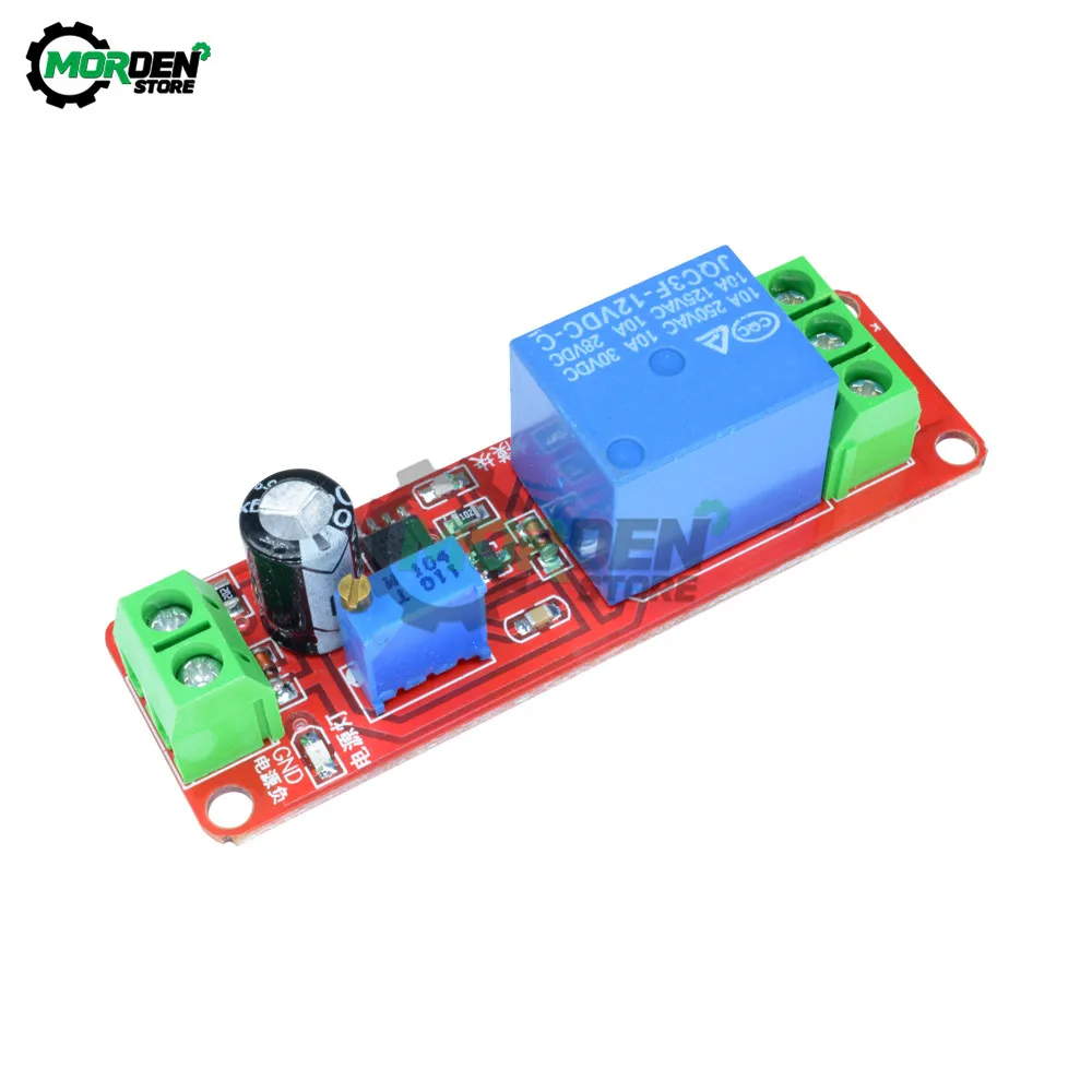 DC-12V-Delay-Relay-Shield-Module-NE555-Time-Relay-Module-0-10S-Connect ...