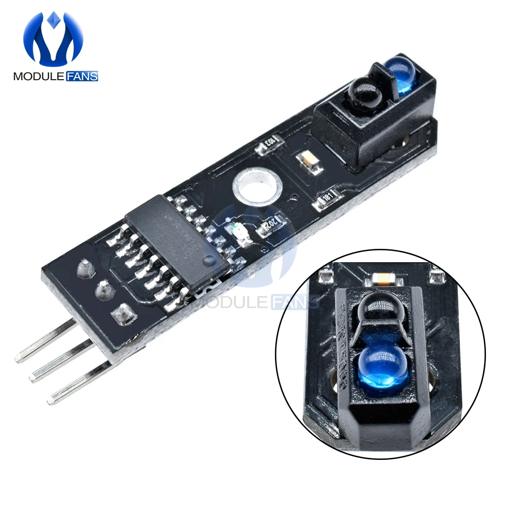 10pcs Ir Infrared Line Reflection Track Follower Sensor Tcrt5000 ...