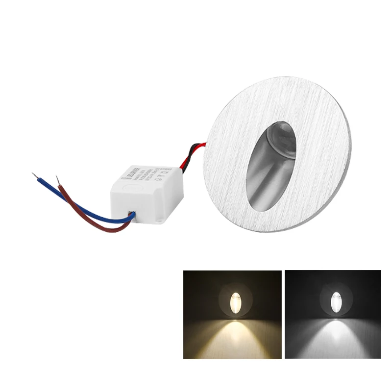 Led-Stair-Light-Aluminum-Square-Round-Wall-Lamp-1W3W-Recessed-LED-Step ...
