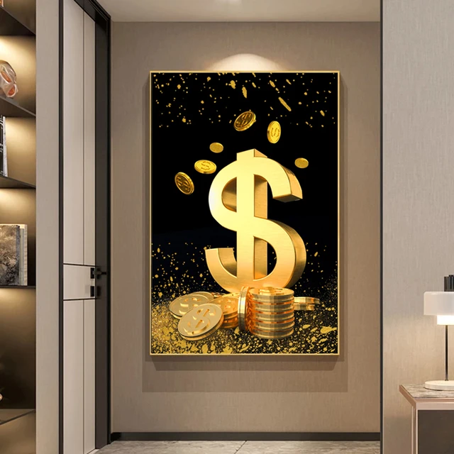 Dollar Sign Wall Art