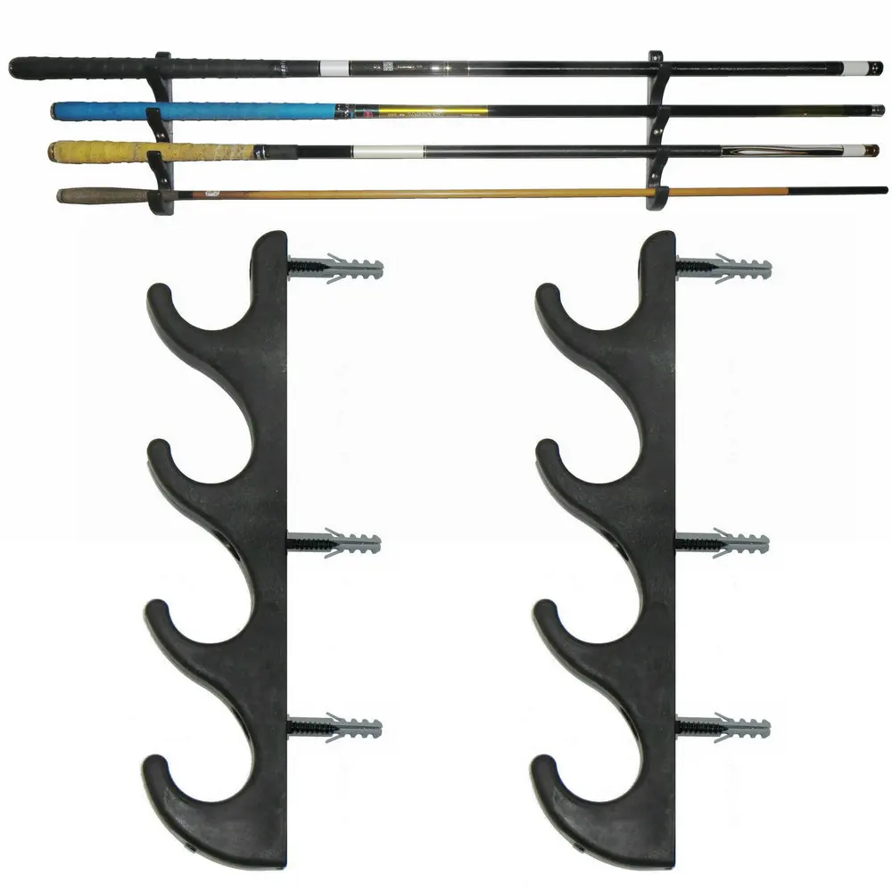 Horizontal-Fishing-Rod-Storage-Rack-Holder-Wall-Mount-to-Hold-4-Fishing ...