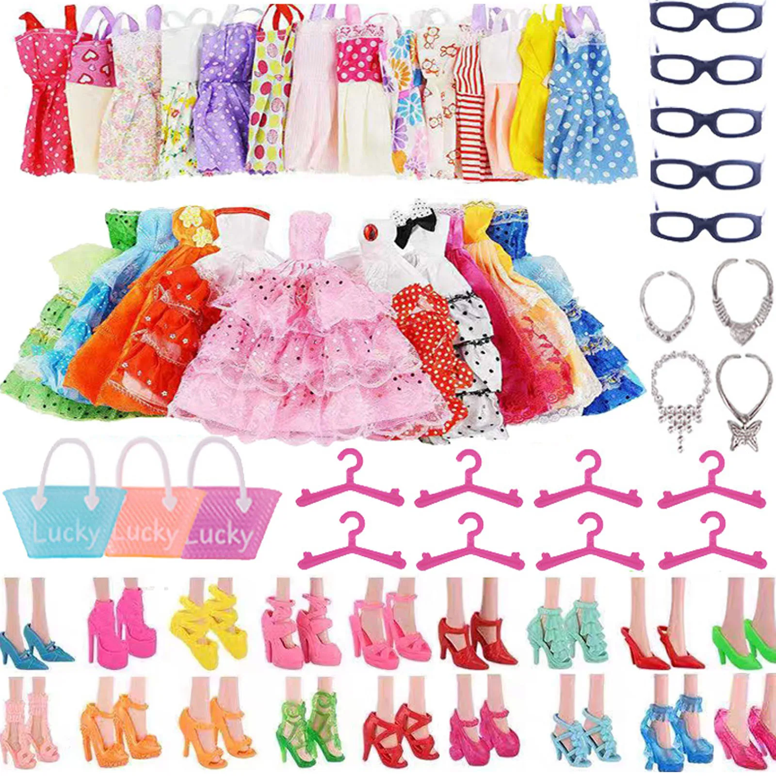 Barbies-Doll-Clothes-Accessories-for-Barbies-Doll-Shoes-Mini-Dress ...