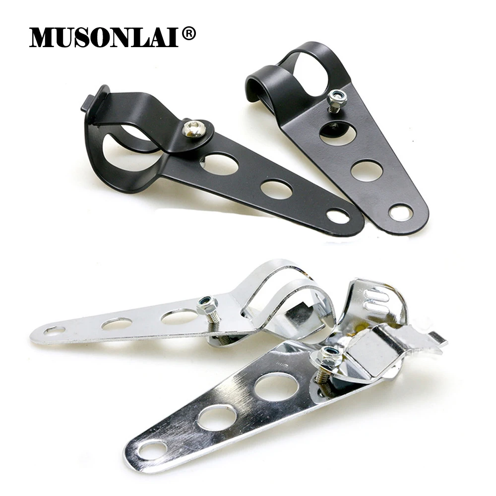 Motorcycle-Headlight-Mount-Bracket-28mm-36mm-35mm-43mm-Fork-Mount-Clamp ...