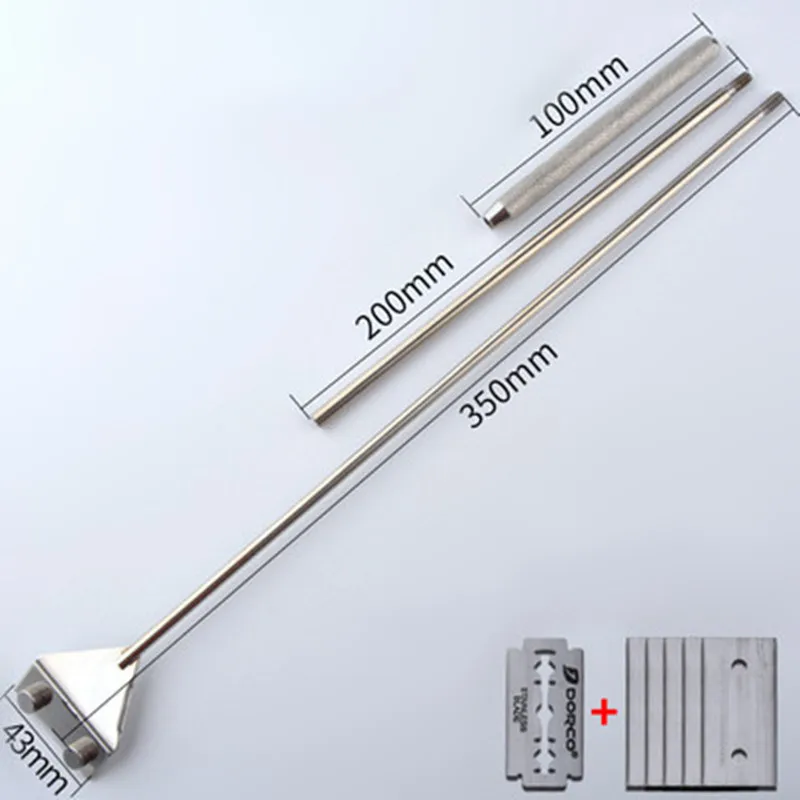 Aquarium-Glass-Fish-Tank-Stainless-Steel-Coralline-Algae-Scraper-Blade ...