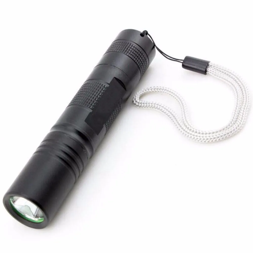 mini small Powerful Q5 LED Flashlight Flash Torch Light 18650 pocket ...