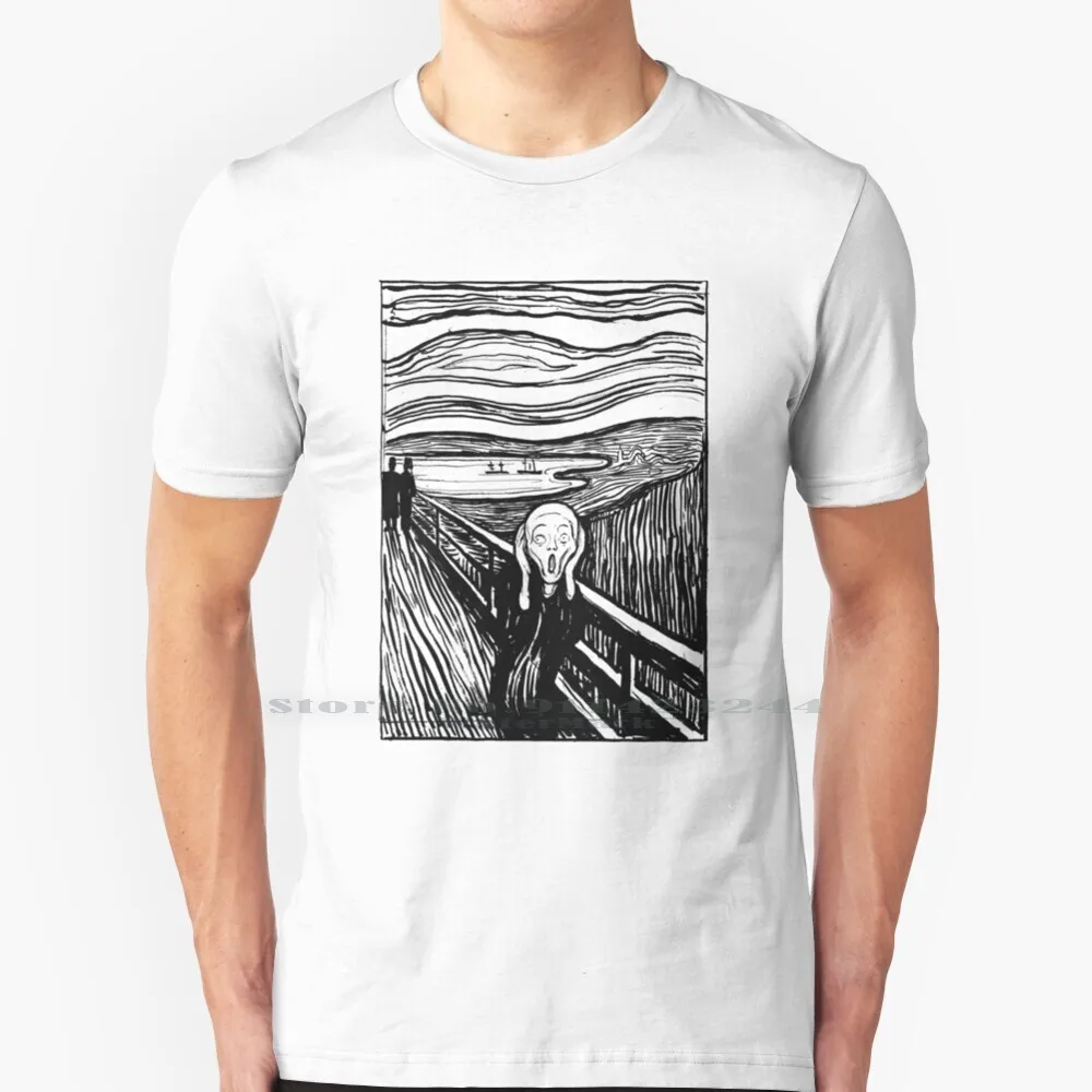The Scream , Edvard Munch T Shirt 100% Pure Cotton The Scream Edvard ...